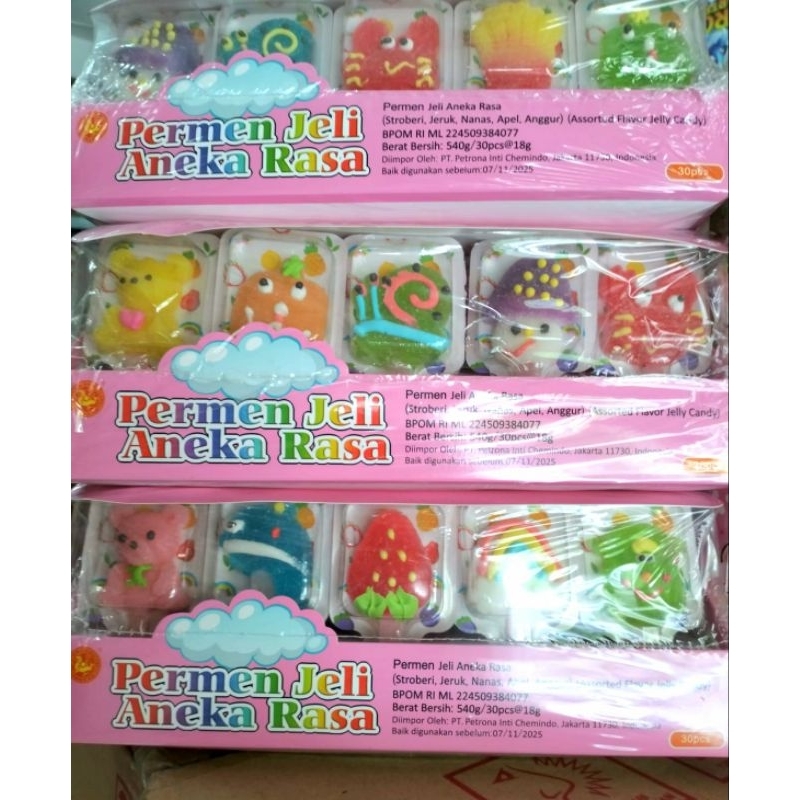 Jual Permen Cemilan Snack Gummy Yupi Lolipop Karakter Kartun JUMBO ...