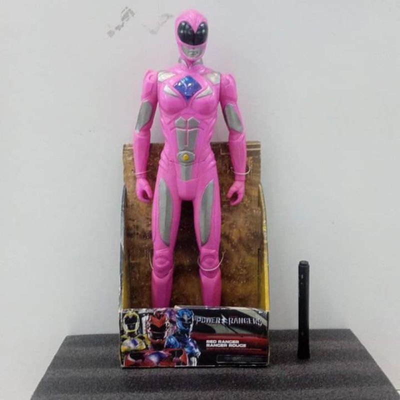 Jual Power rangers pink Ranger Tinggi 20inch (51cm) Bahan vinyl ...