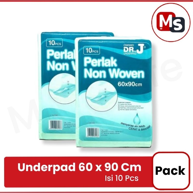 Jual Underpad 60 x 90 Cm Dr.J Perlak Alas Popok Isi 10 Pcs / Pack | Shopee Indonesia