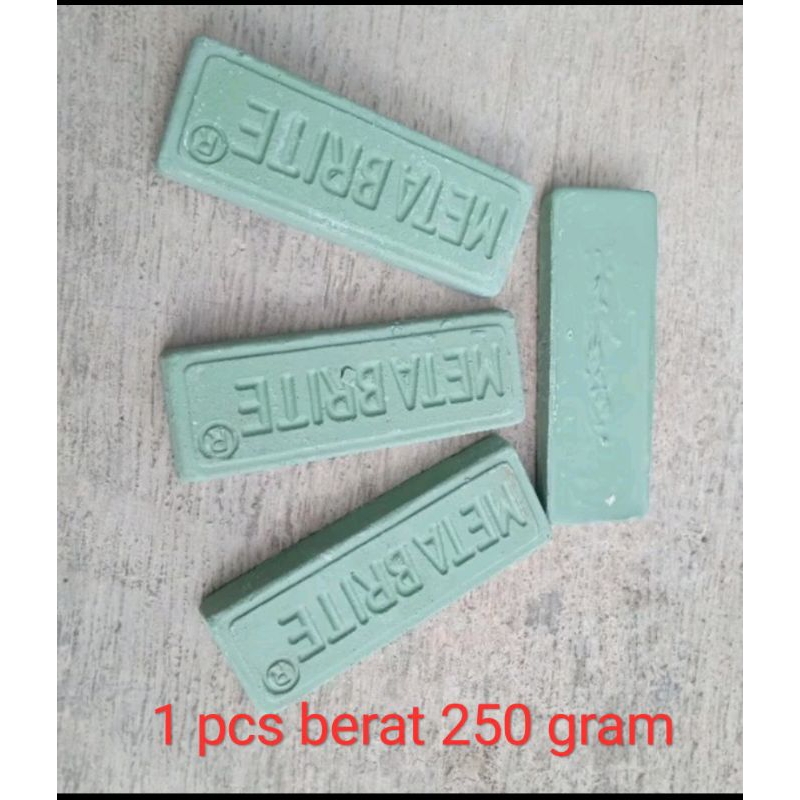 Jual METABRITE hijau 250 gram metal polish compound batu hijau watu ijo ...