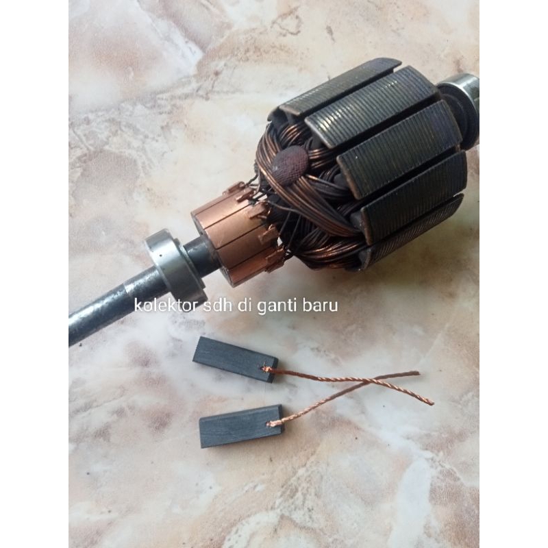 Jual angker motor blower ac bus denso ld8 ld8i sd8(serpisan-24v)+carbon ...