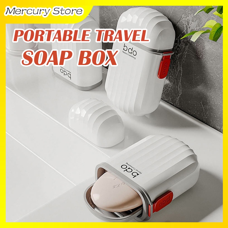 Jual Travelling Soap Box miniso Kotak Wadah Sabun Batang tempel Tempat ...