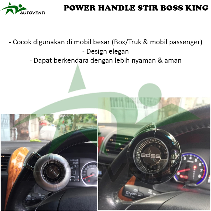 Jual POWER HANDLE PEGANGAN STIR BOSS KING ORIGINAL PREMIUM PEGANGAN ...