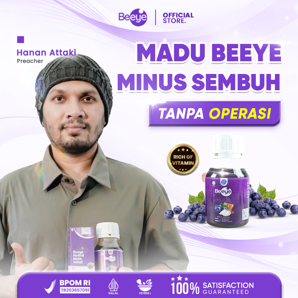 Jual Beeye Madu Mata Minus/ 100% Original/ Sembuh Mata Minus/Plus ...