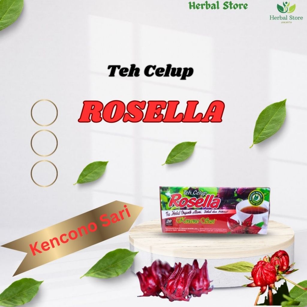 Jual Teh celup bunga Rosella Rosela Rossela Rossella Herbal Asli ...