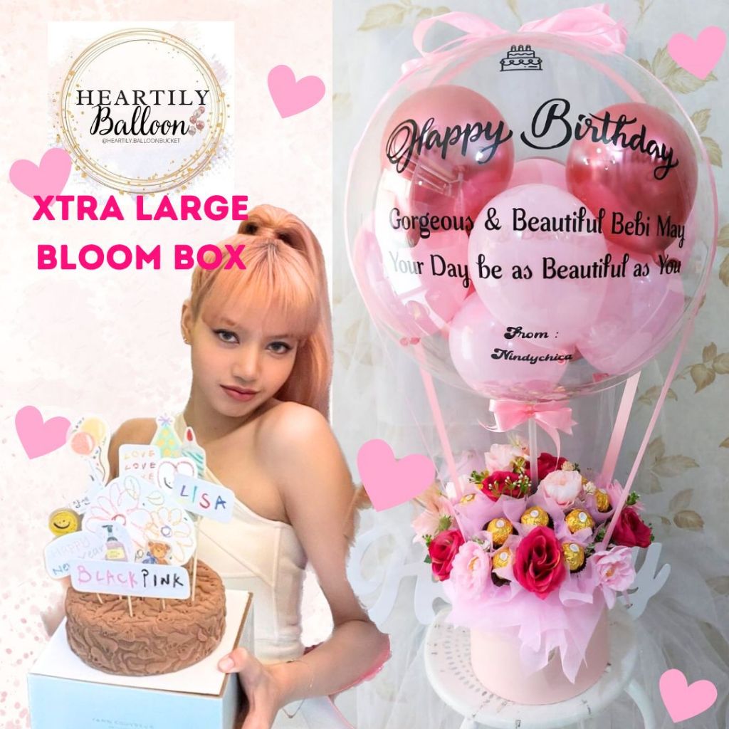 Jual [READY JKT 1 HARI JADI] FERRERO EXTRA LARGE BLOOM BOX BALLOON ...