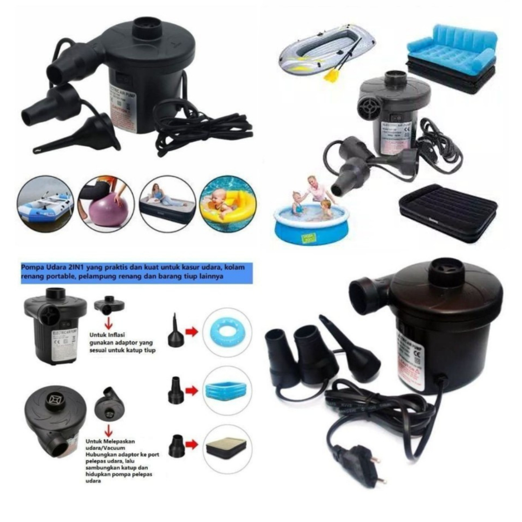 Jual Pompa Angin Listrik/kolam renang/Pompa Angin Listrik Electric Air Pump Pompa Kolam Renang ...