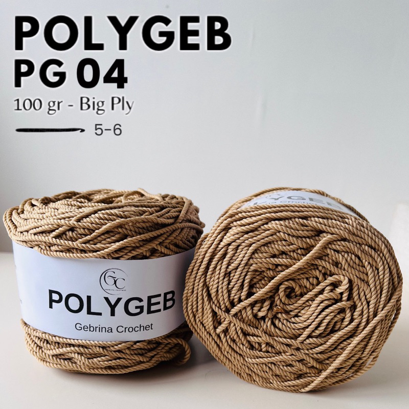 Jual Benang Rajut Polygeb Big Ply (D30) Gebrina Crochet (PART 1 ...