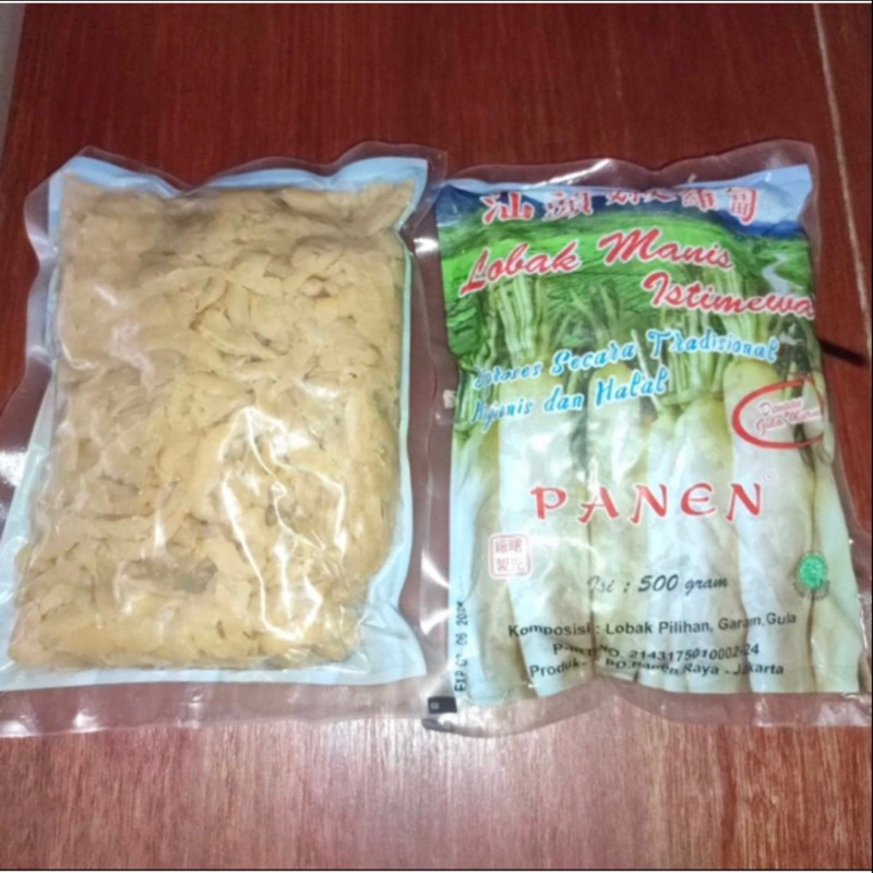 Jual Lobak Manis / Chaipo cap Panen 1 dus 12kg ( 24bks x 500gr ...