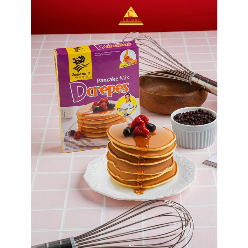 Jual ZEELANDIA D'CREPES PANCAKE MIX 250GR | Shopee Indonesia