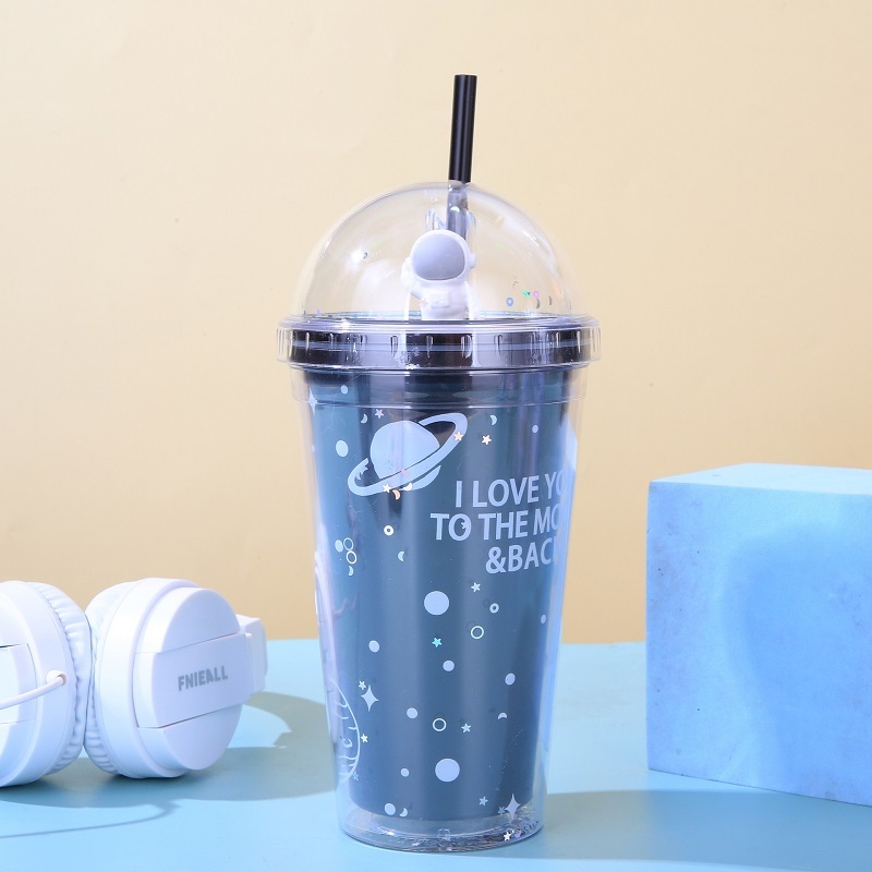 Jual Mi.more Botol Minum 450ml Tumbler Astronaut Gelas Botol Minum Air ...
