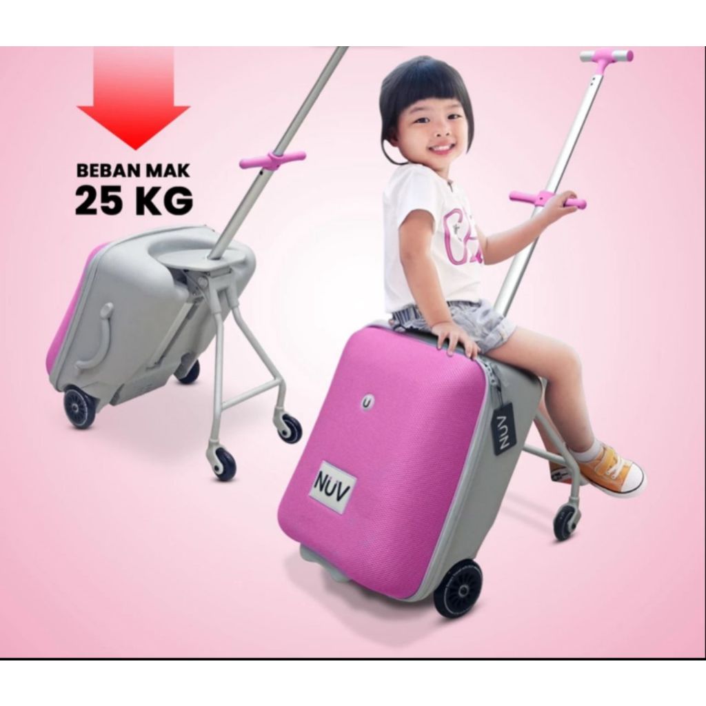 Jual KOPER RODA RIDE ON PREMIUM TRAVELING LUGGAGE DUDUK HANDLE DORONG ...