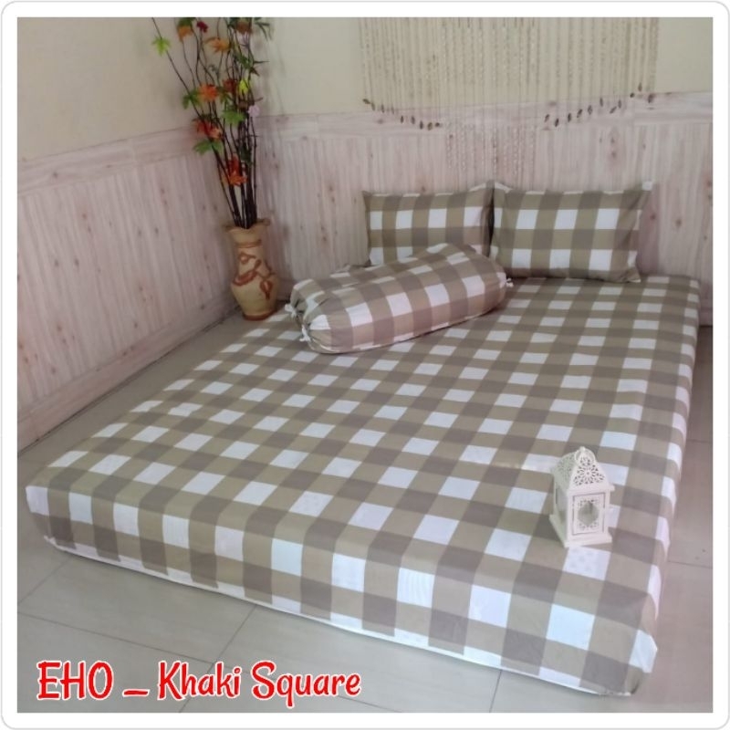 Jual SPREI HOMEMADE KHAKI SQUARE KOREAN ESTETIK TINGGI 20 30CM | Shopee ...