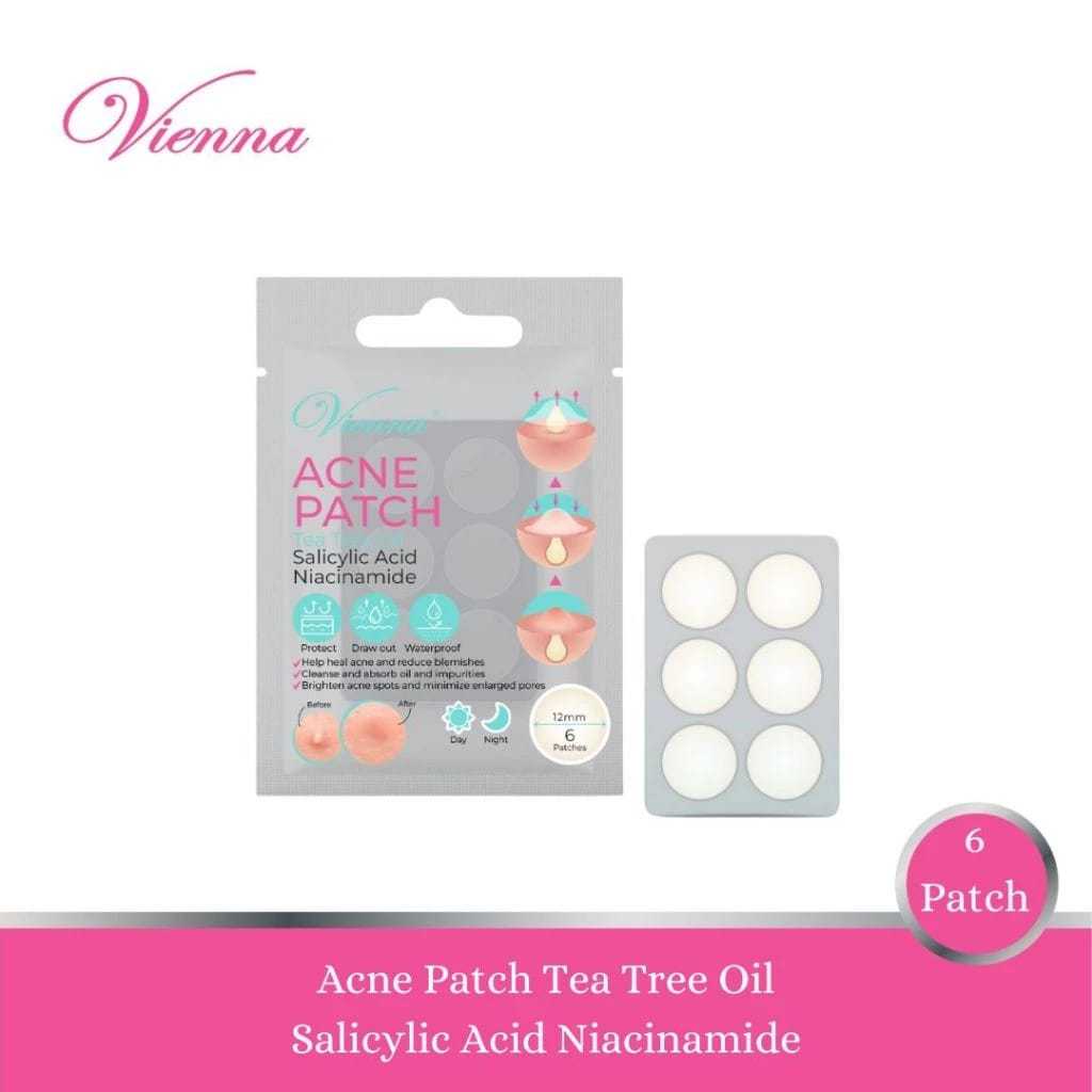 Jual Vienna Acne Patch Tea Tree Oil Salicylic Acid - 6 Patch | Shopee ...