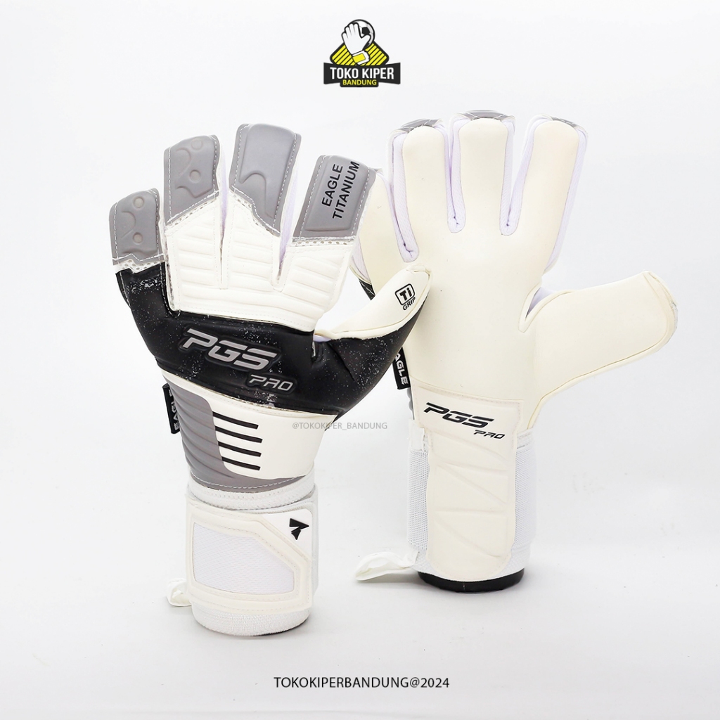 Jual Sarung Tangan Kiper - PGS Eagle Series Titanium White | Shopee ...