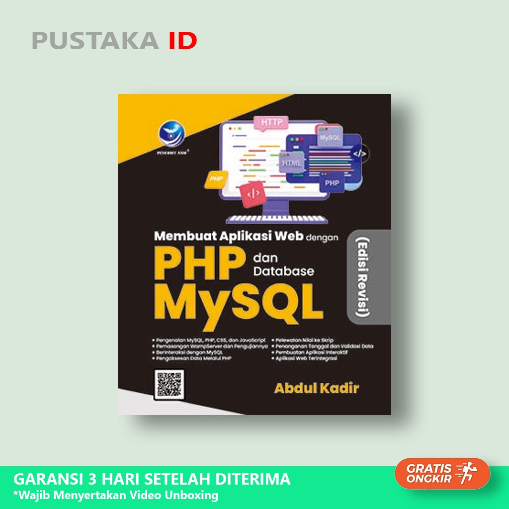 Jual Buku Membuat Aplikasi Web Dengan PHP Dan Database MySql (Edisi Revisi) - Original | Shopee ...