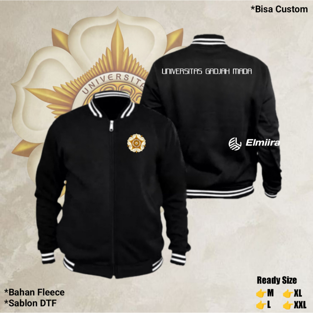 Jual Jaket UNIVERSITAS UGM Varsity | Shopee Indonesia