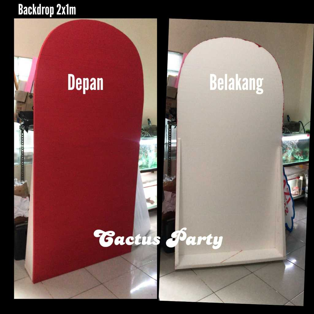 Jual Backdrop Pesta Ulang tahun ukuran 2x1m, hanya untuk pengiriman ...