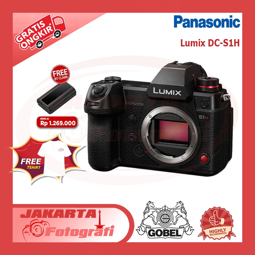 Jual Panasonic Lumix DC-S1H Panasonic S1H Lumix S1H Body GARANSI RESMI | Shopee Indonesia