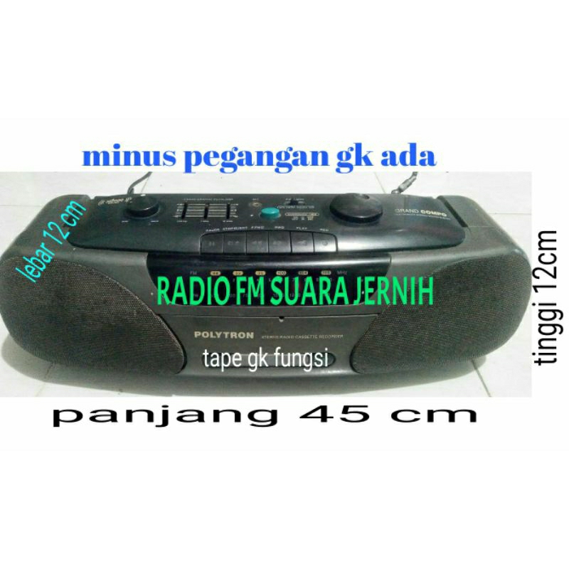 Jual tape compo polytron bekas normal | Shopee Indonesia