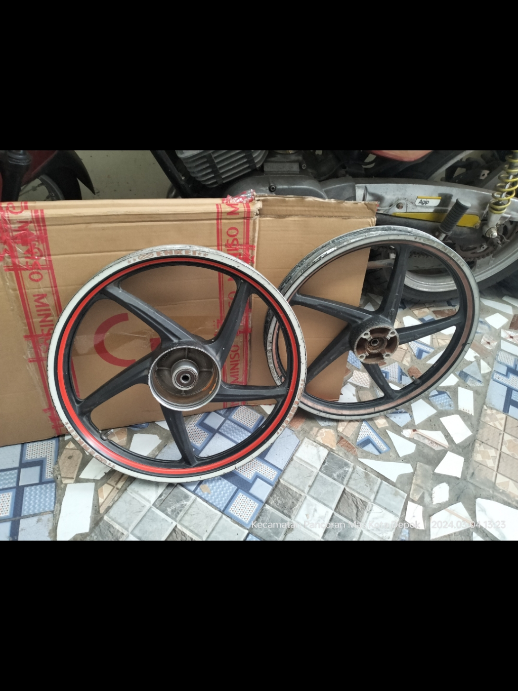 Jual Velg palang Honda Blade Revo absolute supra enkei original copotan ...