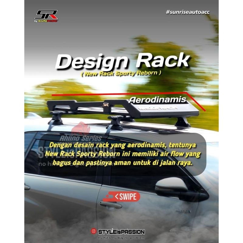 Jual Roofrack/Roof Rack Fortuner Innova Reborn New Xpander Cross Rush ...