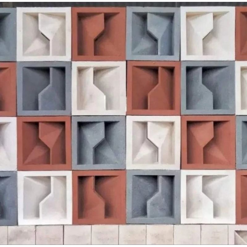Jual Roster Beton Minimalis petir 20cmx20cm |roster pagar minimalis ...