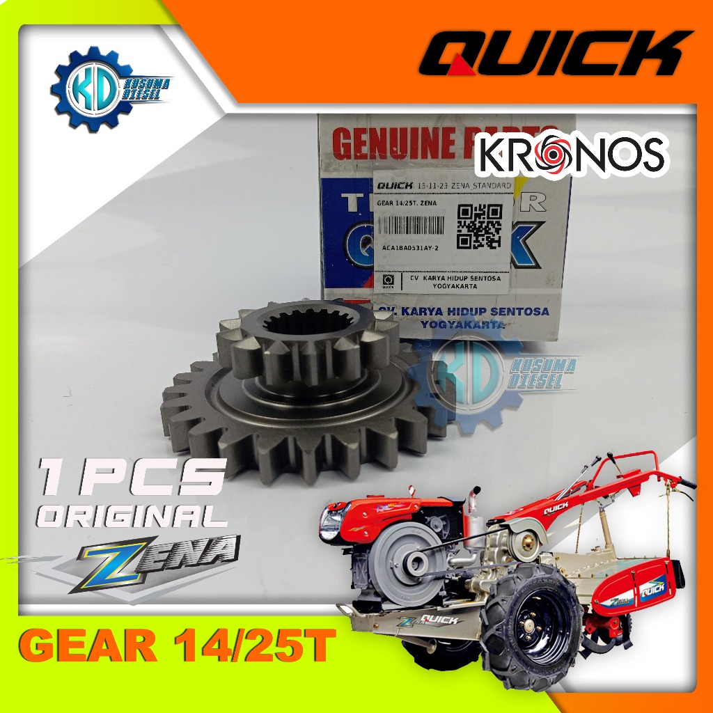 Jual GEAR 14/25T ZENA KRONOS - GIGI - ORIGINAL - SPAREPART TRAKTOR ...