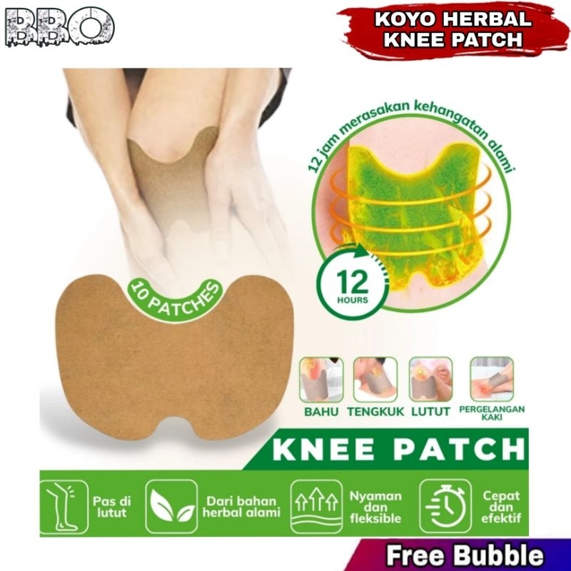 Jual Koyo Lutut Herbal Plaster Knee Patch Pereda Pegal Linu Nyeri Sendi ...
