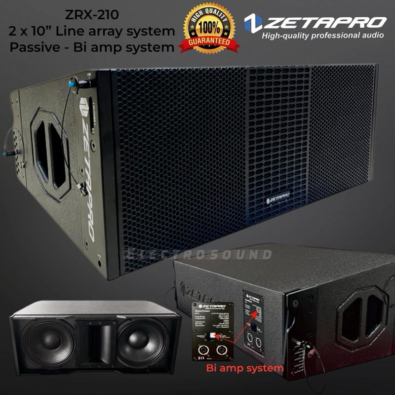 Jual Speaker Line Array 2 x 10 Inch ZETAPRO ZRX210 / ZRX-210 / Zetapro ...