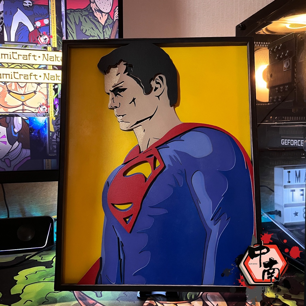 Jual Poster 3D Multilayer DC Universe Superman v2 | Shopee Indonesia