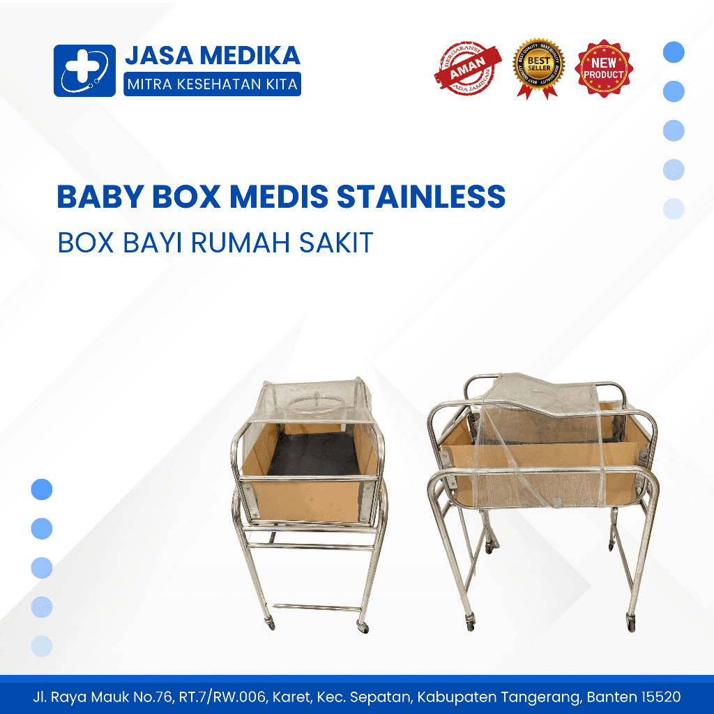 Jual Box Bayi Stainless / Tempat Tidur Bayi Bidan Klinik Puskesmas ...