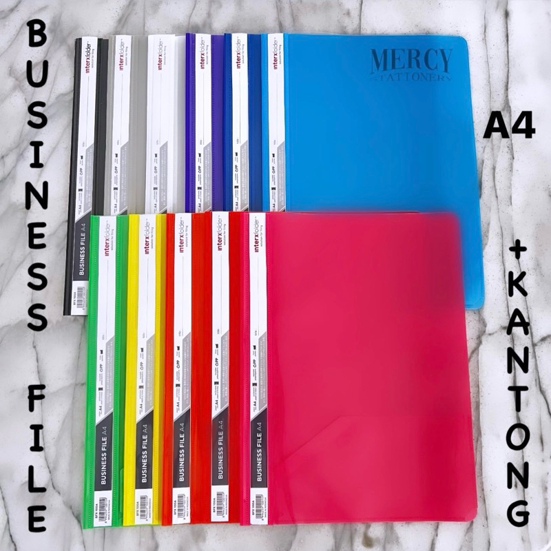 Jual Business File A4 Map Acco Snellhecter InterxFolder Warna | Shopee ...