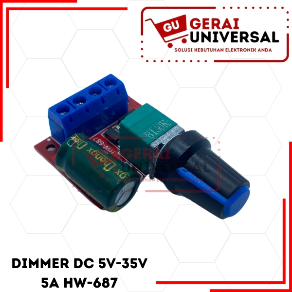 Jual Dimmer DC PWM 4.5V-35V 5A 90W Speed Controller | Shopee Indonesia