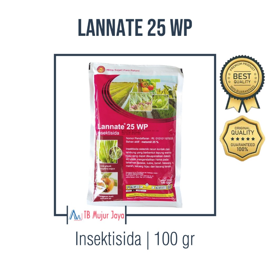 Jual Insektisida Lannate 25 WP Merah 100 gr | Shopee Indonesia