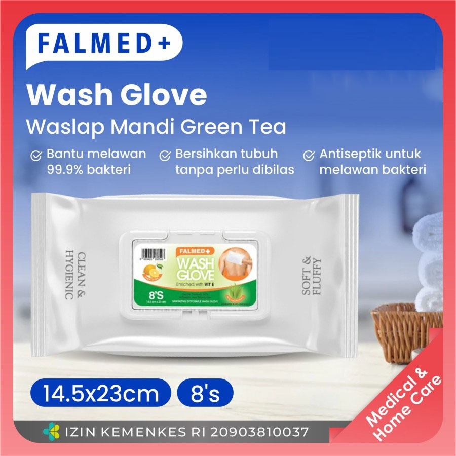 Jual Waslap Dewasa Tebal Lembut / Tisu basah Seka Mandi bersih / Falmed ...
