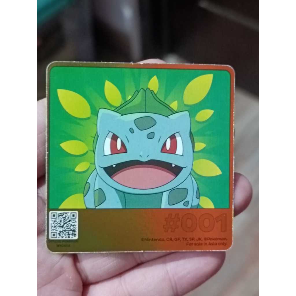 Jual Kartu Oreo X Pokemon #001 Bulbasaur Original Limited Edition Card ...