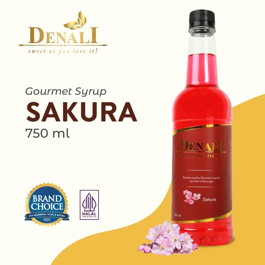 Jual Denali Sakura Syrup 750ml | Shopee Indonesia