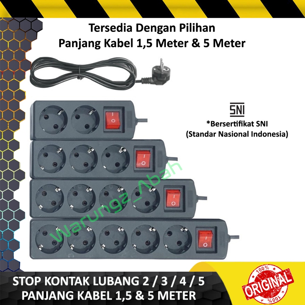 Jual KABEL ROLL ROL STEKER COLOKAN TERMINAL STOP KONTAK STOPKONTAK ...
