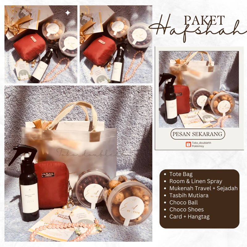 Jual [PAKET HAFSHAH] hampers ramadhan/ gift parcel hampers idul fitri ...