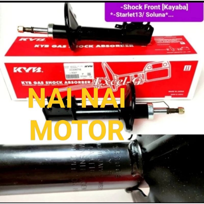 Jual Shockbreaker soluna starlet depan merk kayaba Excel-G | Shopee Indonesia