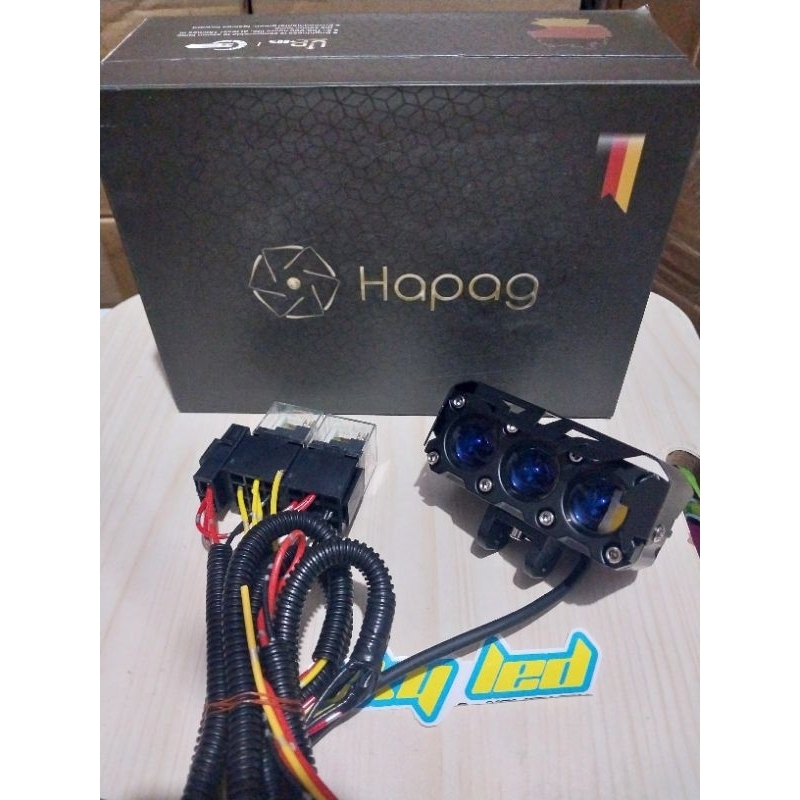 Jual mini projie 3 mata hapag lampu sorot kabut hi lo beam universal ...