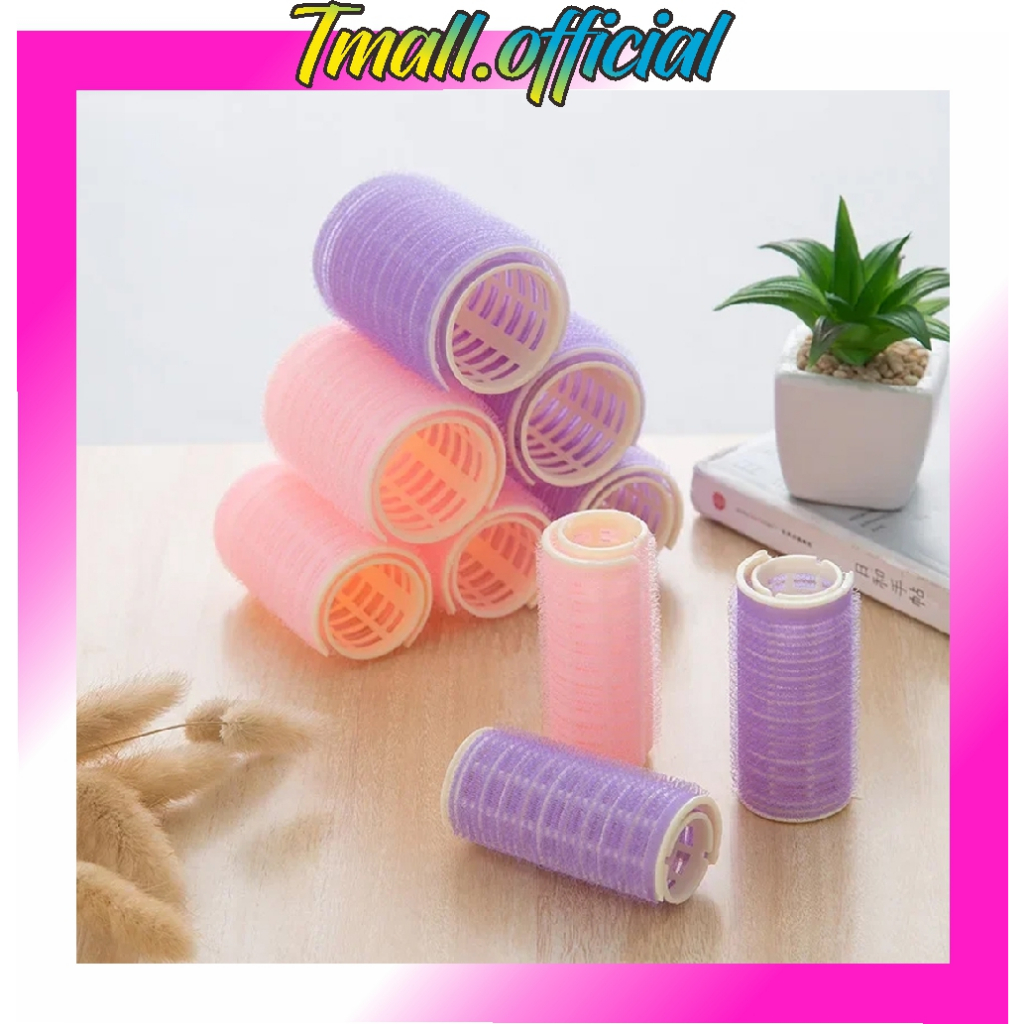 Jual TMALL Roll Rambut Gulung Velcro / Magic Roll Gulungan Keriting / Hair Roll Pengeriting ...