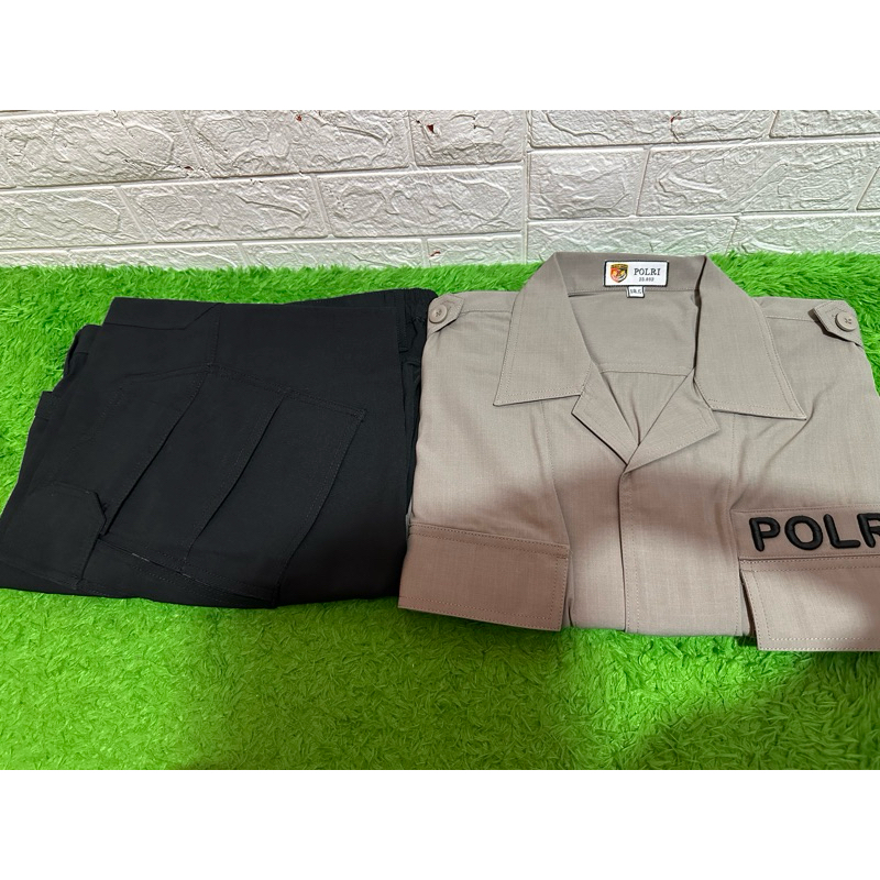 Jual SERAGAM PDL COKLAT PEMBAGIAN BRIMOB TERBARU 2025 ORI 100% | Shopee ...