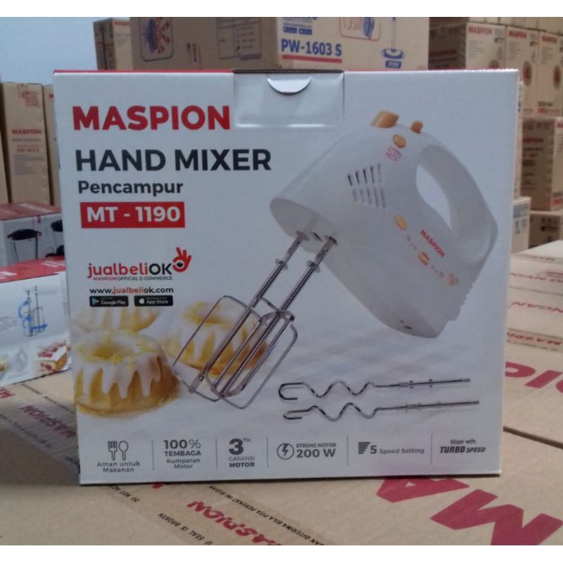 Jual Maspion Hand Mixer MT-1190 | Shopee Indonesia