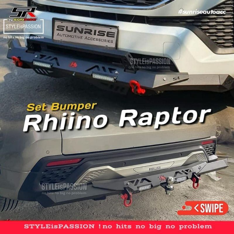 Jual TOWING RAPTOR BUMPER DEPAN BELAKANG TOYOTA ALL NEW RUSH FORTUNER ...