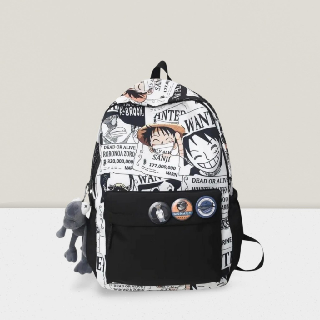 Jual BATOSAY-BAGS-TAS RANSEL ANIME KARAKTER ANIME ONEPIECE LUFFY ...