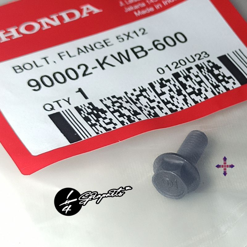 Jual Bolt Flange 5×12 ( Baut Shaft Rocker Arm ) – PCX, Vario 125 FI eSP ...