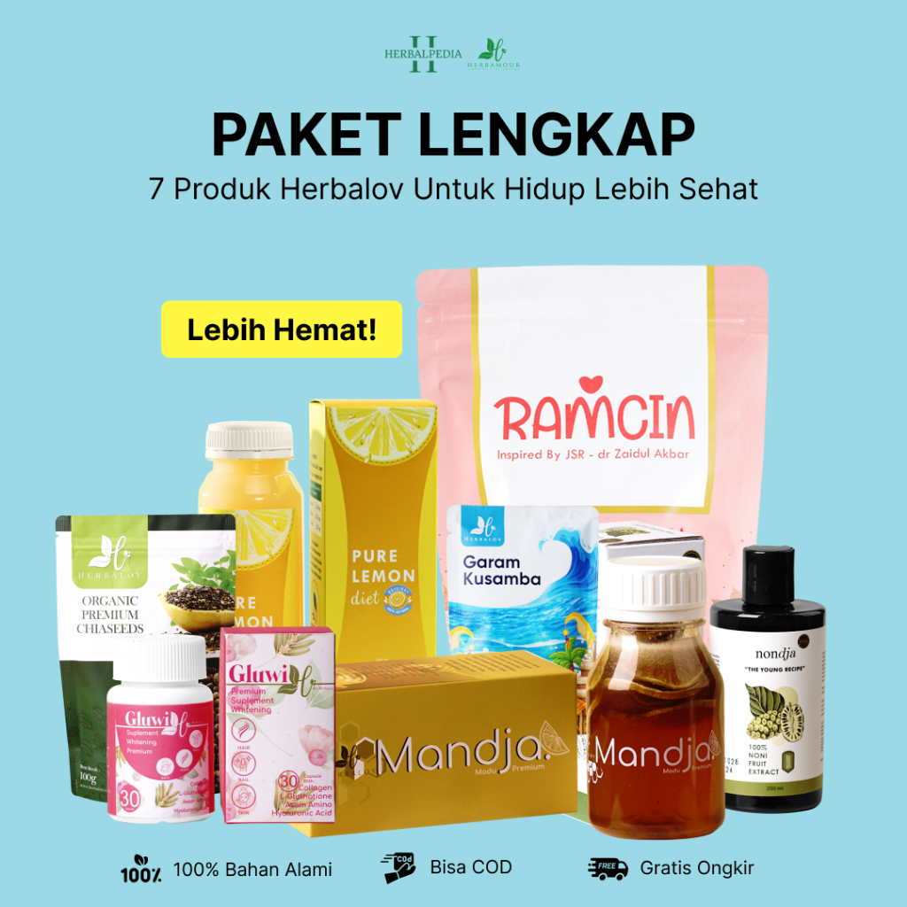 Jual Paket Lengkap HERBALOV Sehat dan Cantik Alami | Shopee Indonesia