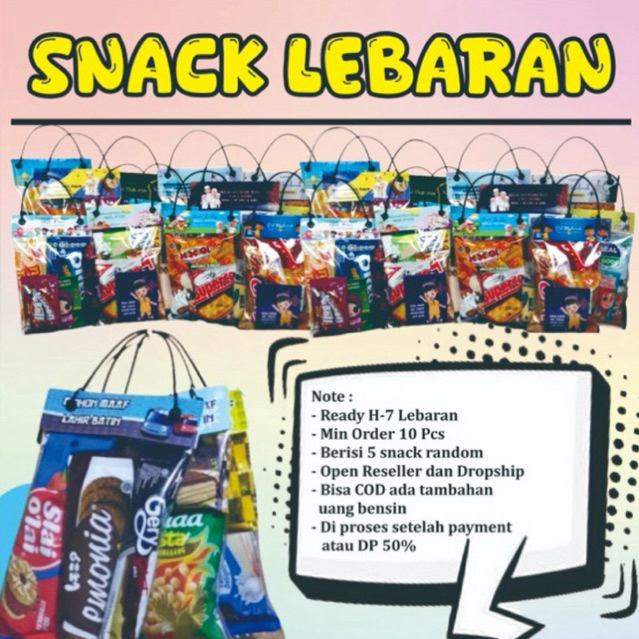 Jual SNACK LEBARAN ANAK VIRAL KEKINIAN / HAMPERS LEBARAN / BINGKISAN ...
